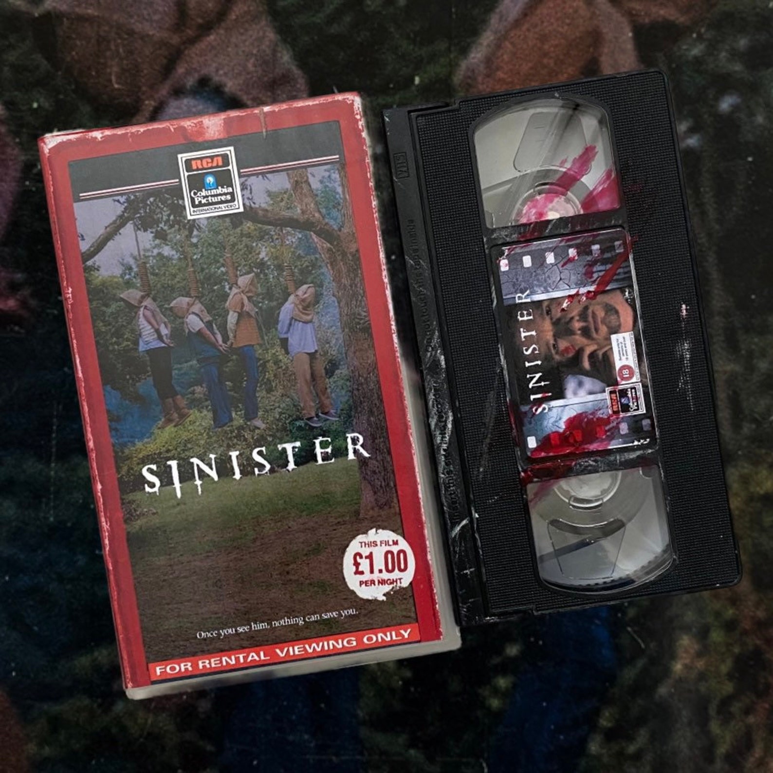 Sinister VHS Prop Video / Upcycled Videotape / Horror Art / - Etsy