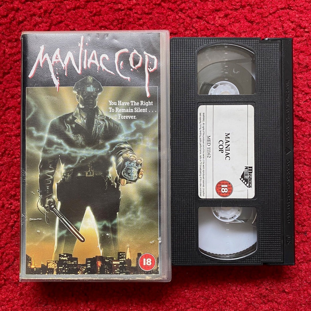 Maniac Cop VHS Video 1988 Med11162 / Horror VHS Video Tape / Horror ...