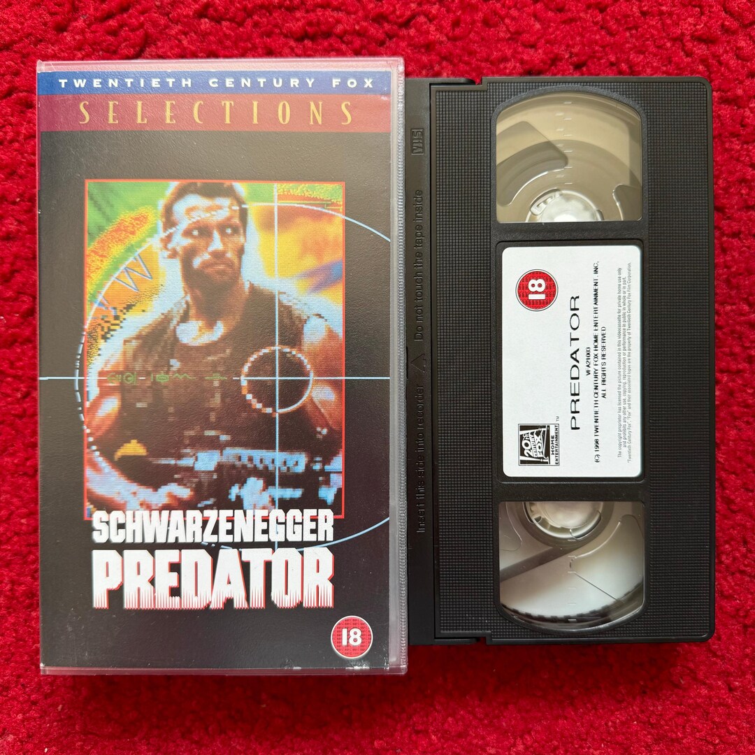 Predator VHS Video 1987 1515bd / Horror VHS Video Tape / Horror Video ...