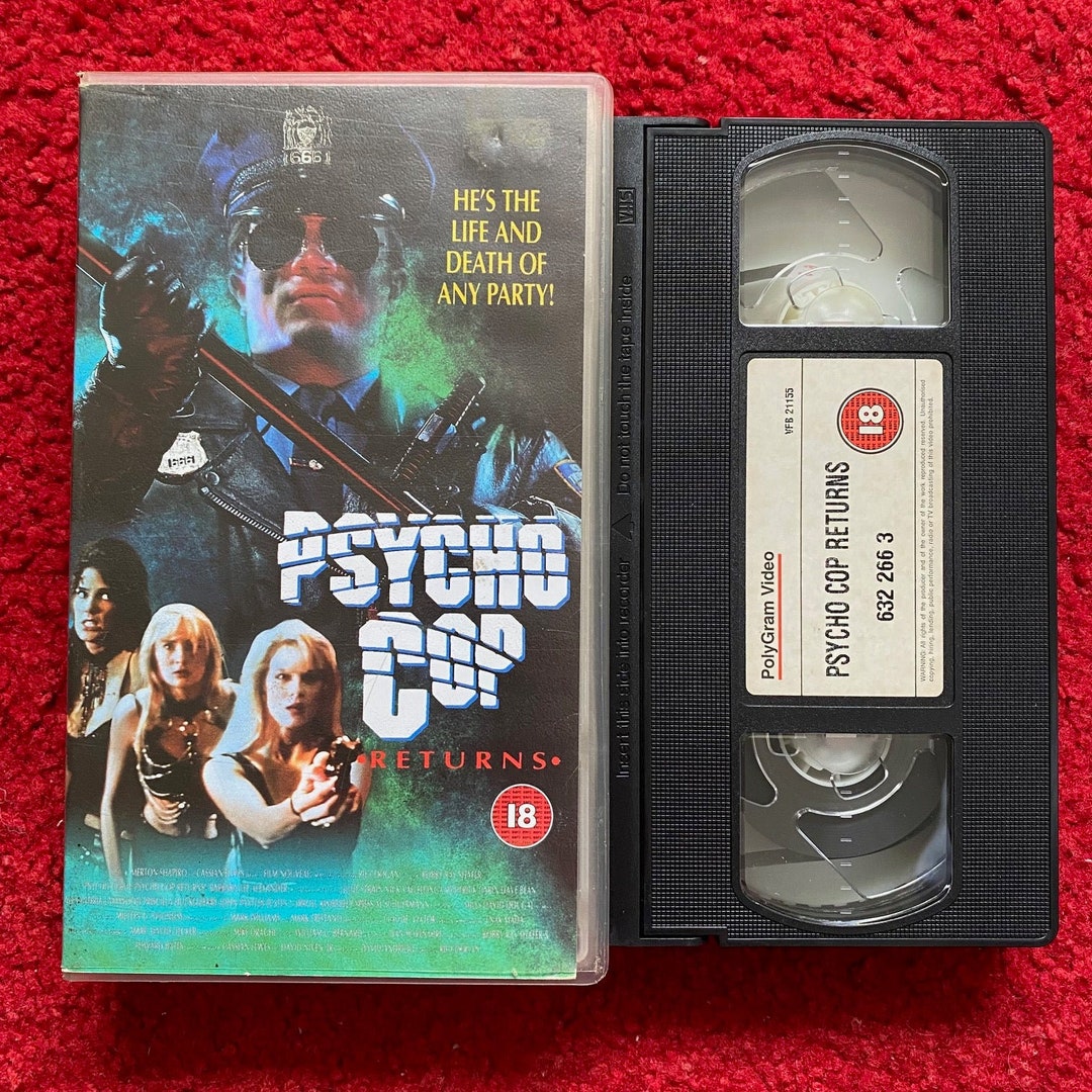 Psycho Cop Returns Vhs Video 1993 6322663 - Etsy