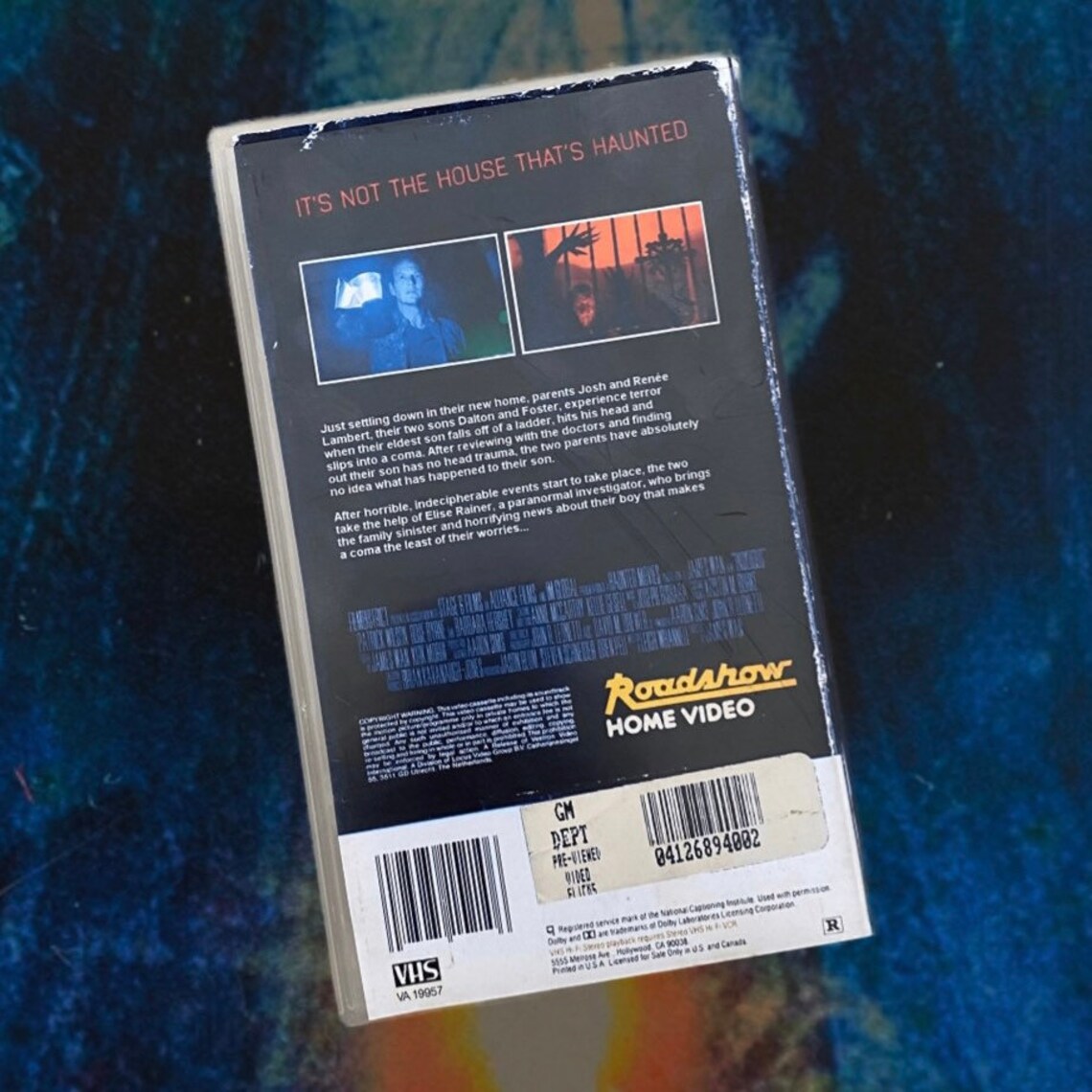 Insidious VHS Prop Video / James Wan / Upcycled Videotape / Horror Art ...