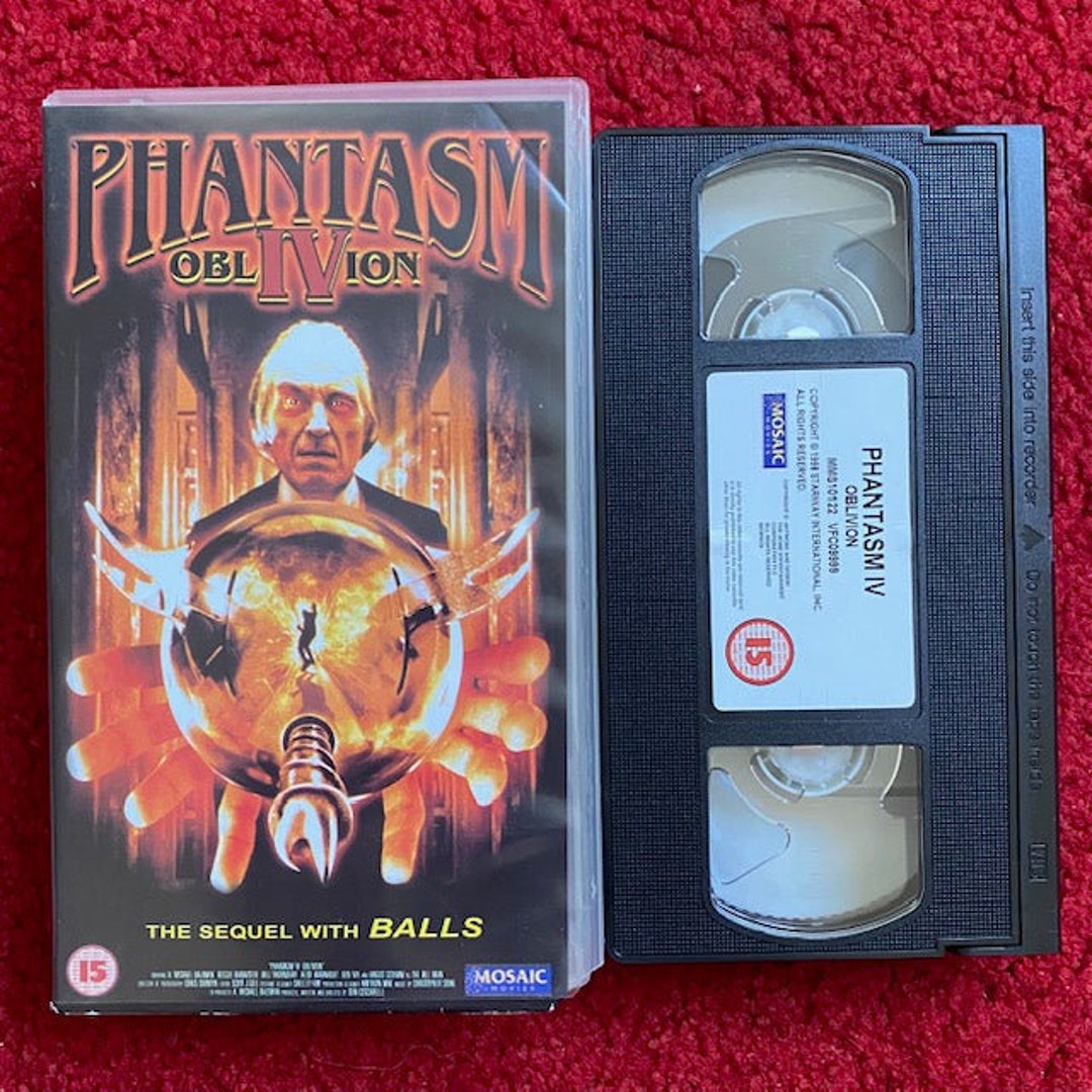 Phantasm IV: Oblivion VHS Video 1998 Mms10122 / Horror Video Tape ...