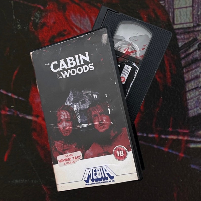The Cabin in the Woods VHS Prop Video /chris Hemsworth / Upcycled ...