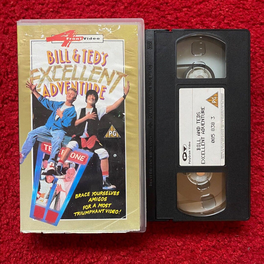Bill & Teds Excellent Adventure VHS Video 1989 858383 / Horror VHS ...