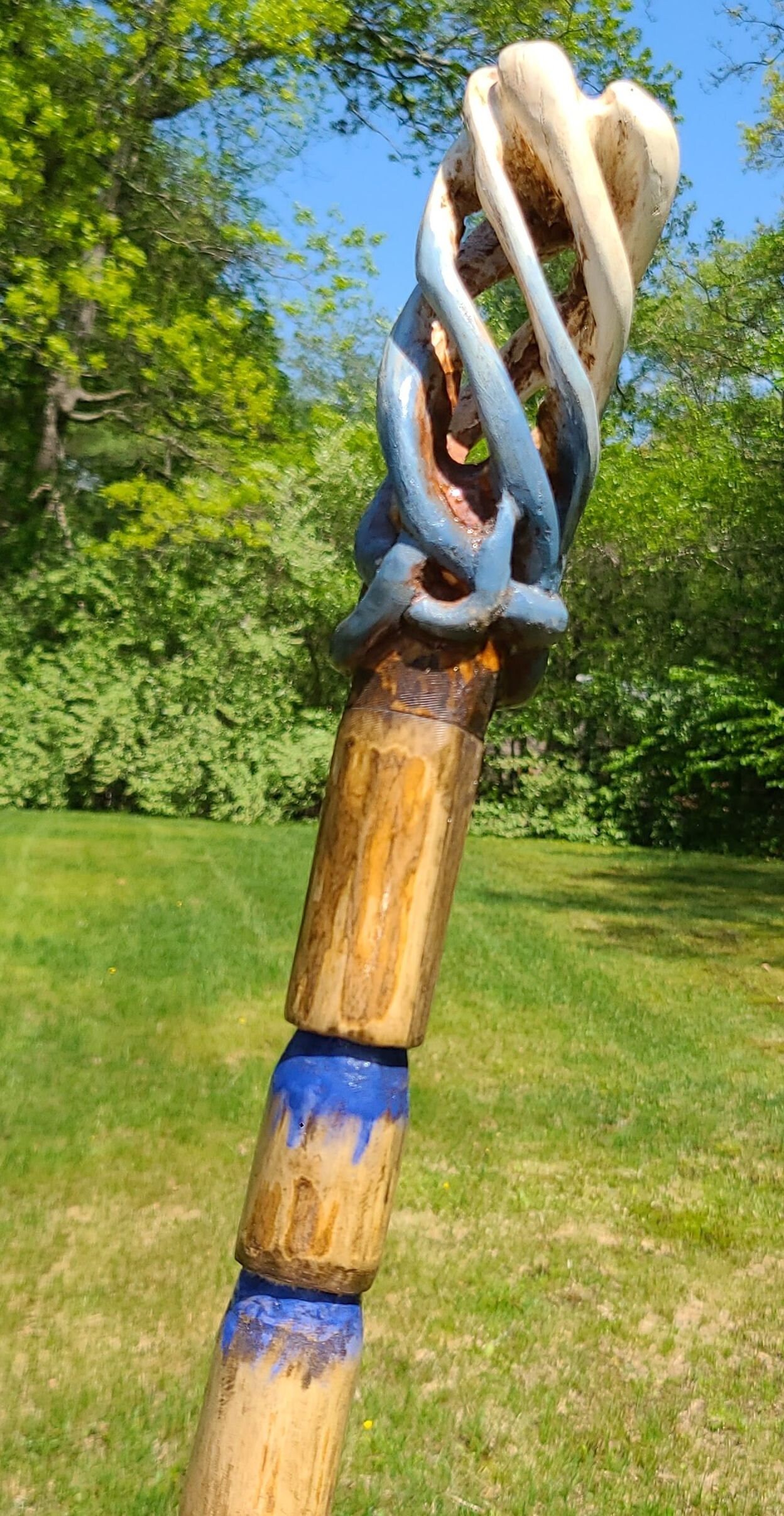 Cyclone Wizard Staff - Etsy