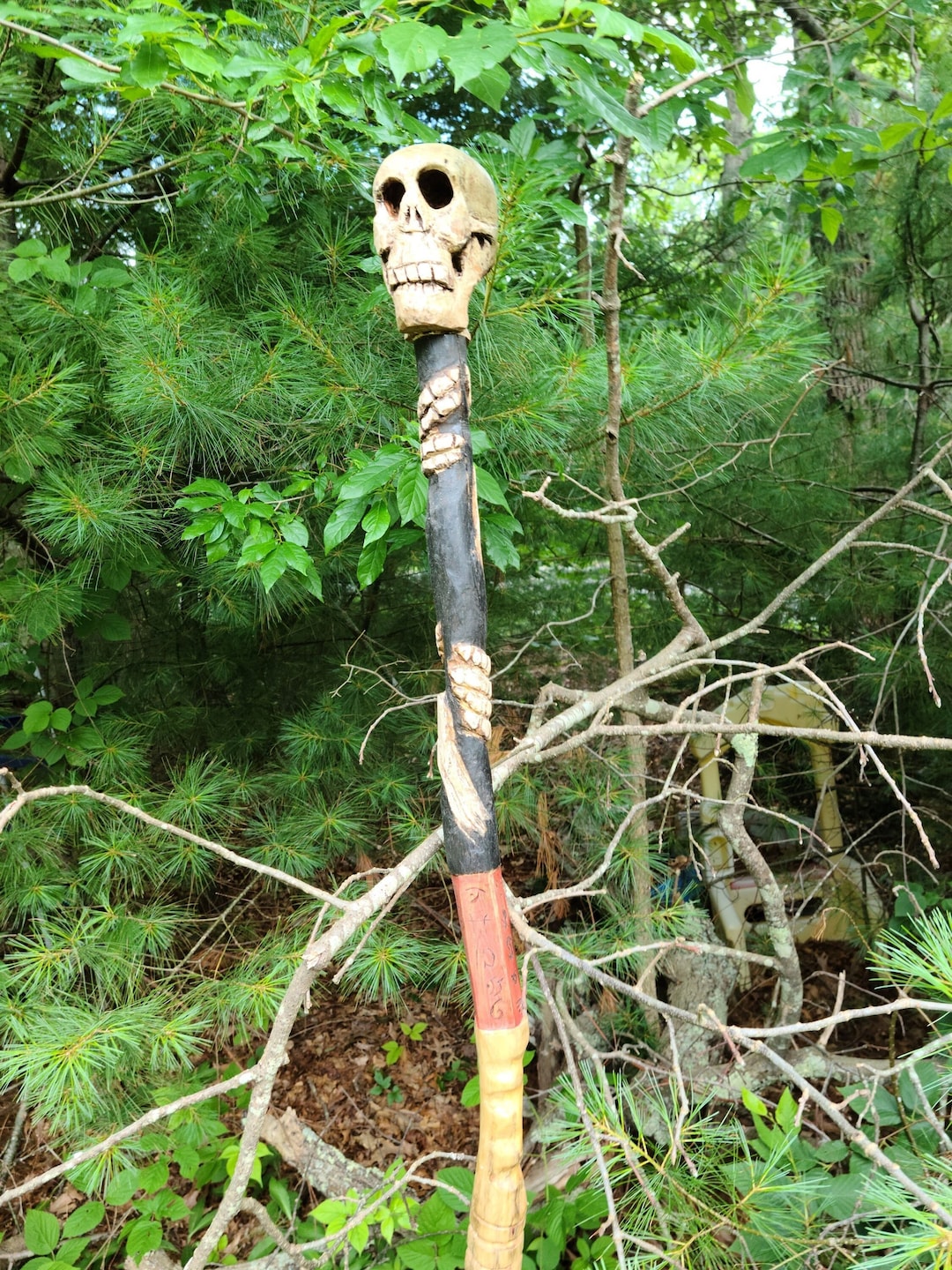 The Necromancer Staff of Undead - Etsy