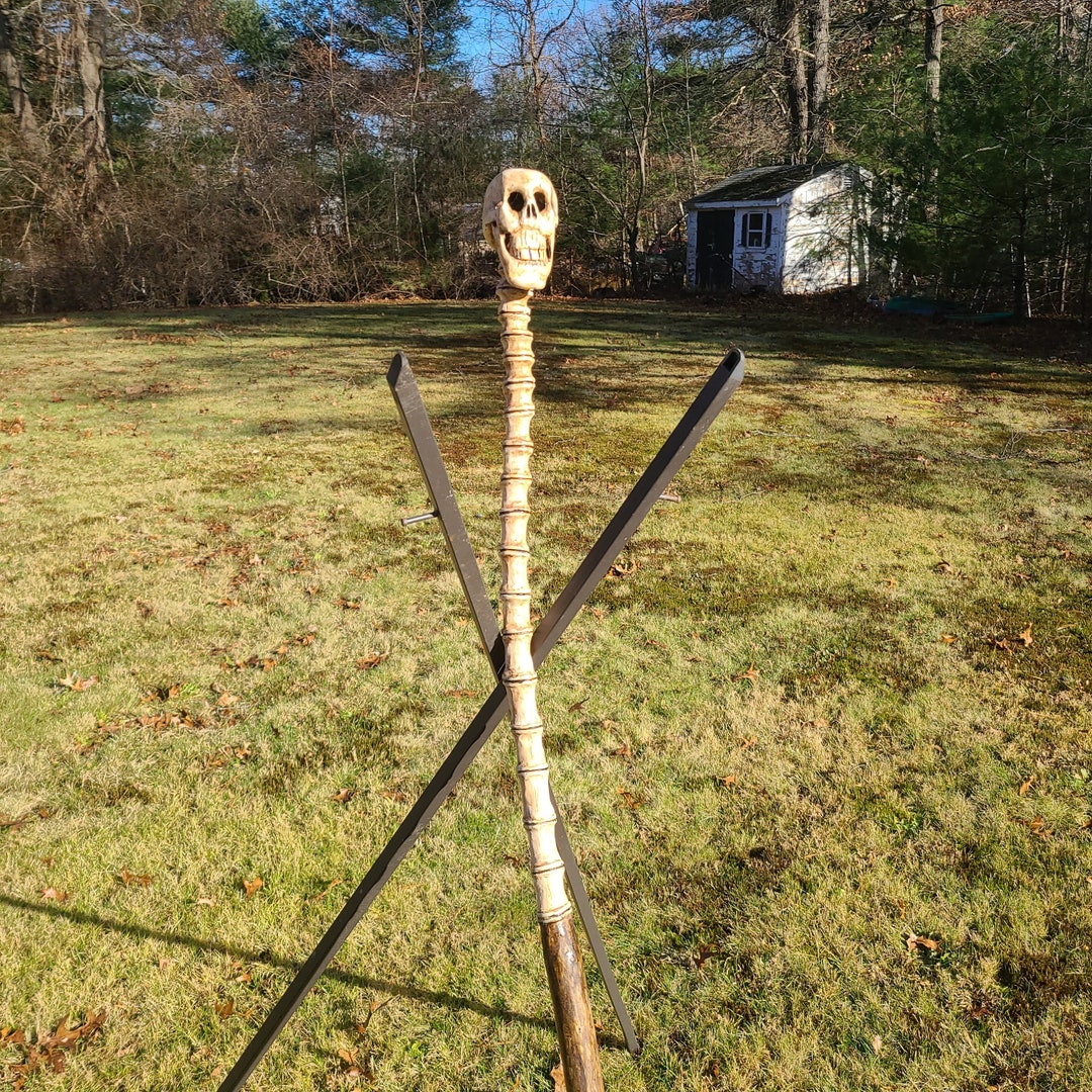 The Necromancer Staff of Undead - Etsy