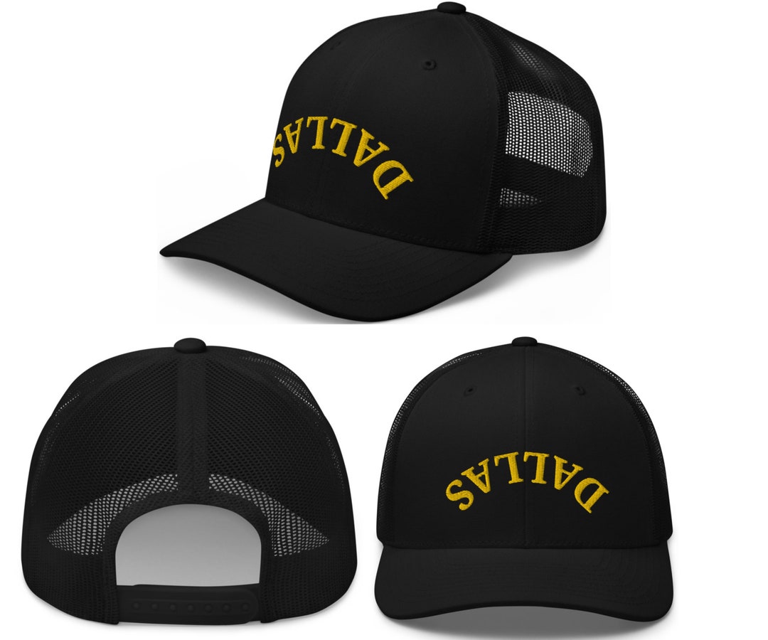 Upside Down Dallas Trucker Cap Dallas Hat Trucker Hat - Etsy