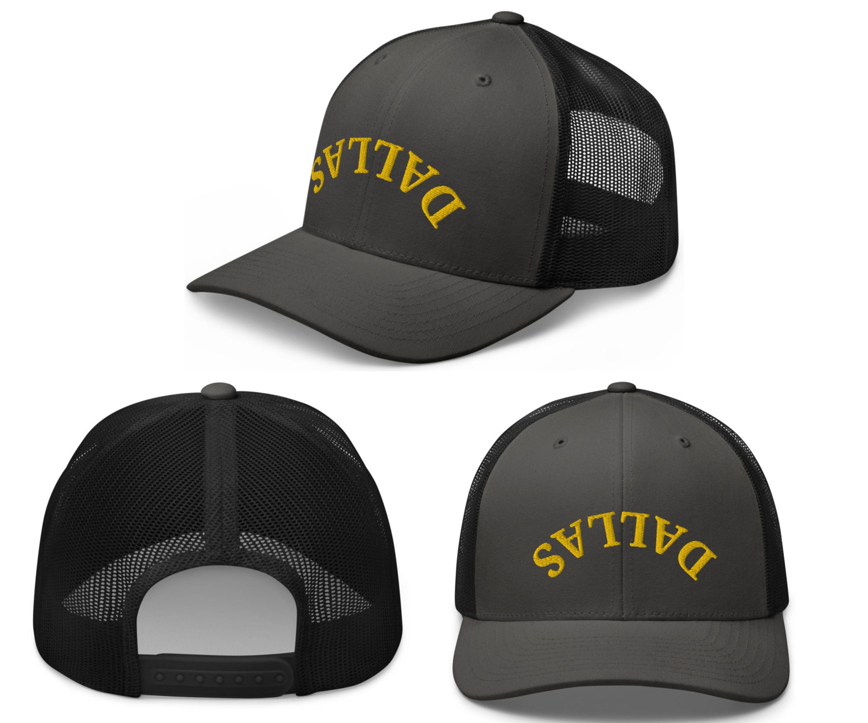 Upside Down Dallas Trucker Cap Dallas Hat Trucker Hat - Etsy