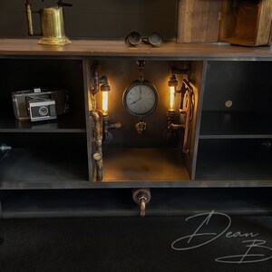 Steampunk Industrial TV Console Steampunk Furniture - Etsy