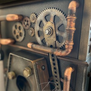 Steampunk Industrial TV Console Steampunk Furniture - Etsy