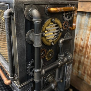 Steampunk Industrail Furniture Display Console - Etsy