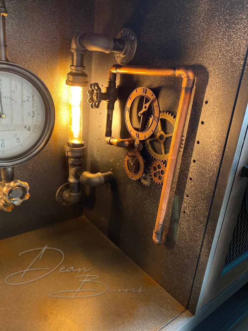 Steampunk Industrial TV Console Steampunk Furniture - Etsy