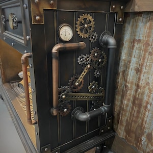 Steampunk Console Industrial Furniture - Etsy