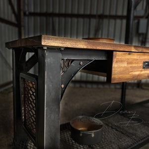 UPDATE: SOLD!! Industrial Steampunk Furniture// Kitchen Island // Prep ...