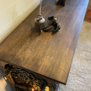 Update: SOLD!! Industrial Steampunk Furniture // Console / TV Stand ...