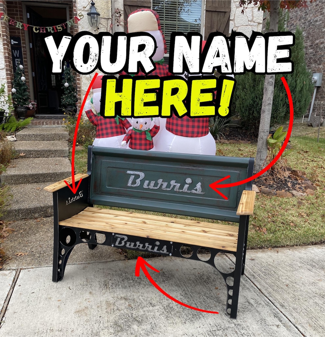 Custom Pickup Tailgate Bench Personalized Just for You Industrial ...