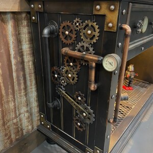 Steampunk Console Industrial Furniture - Etsy