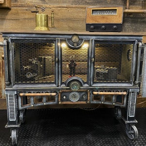 Steampunk Industrail Furniture Display Console - Etsy