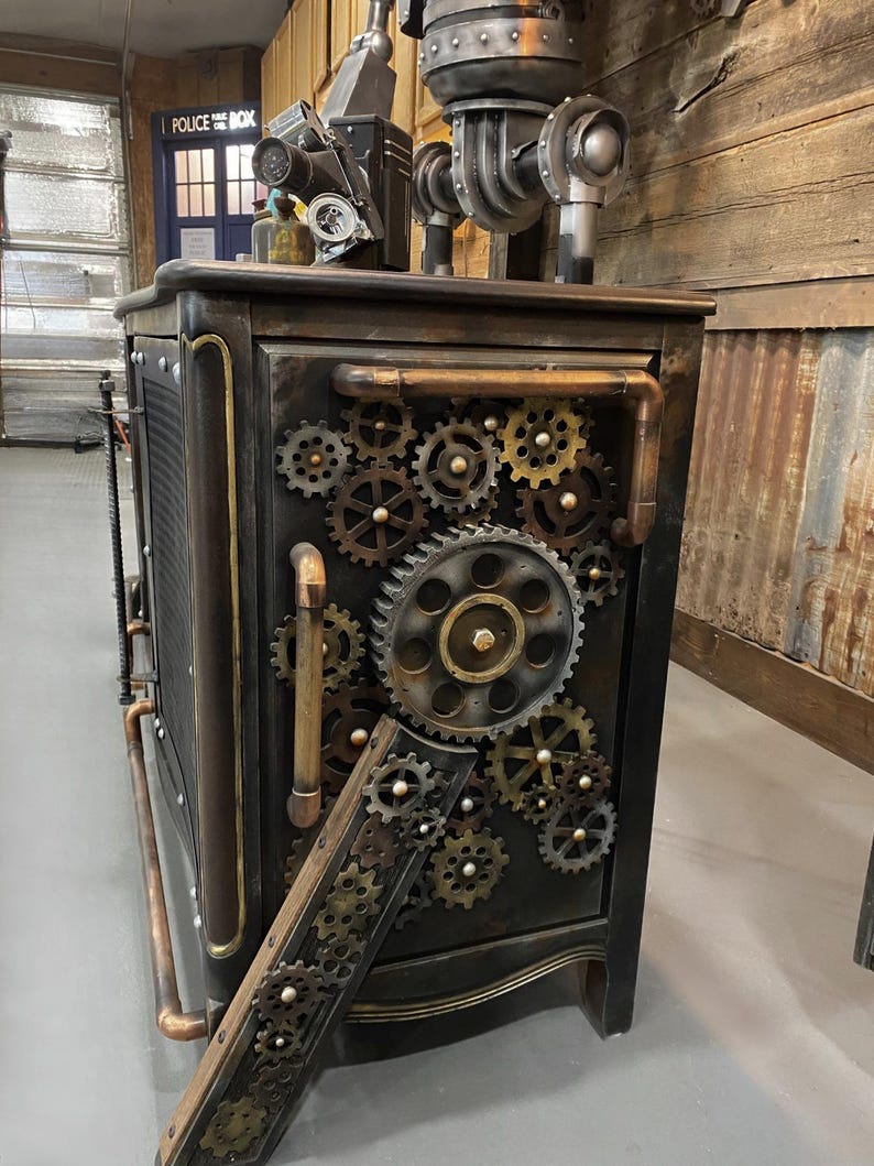 Update: SOLD!! Victorian Steampunk Console – A One-of-a-kind ...