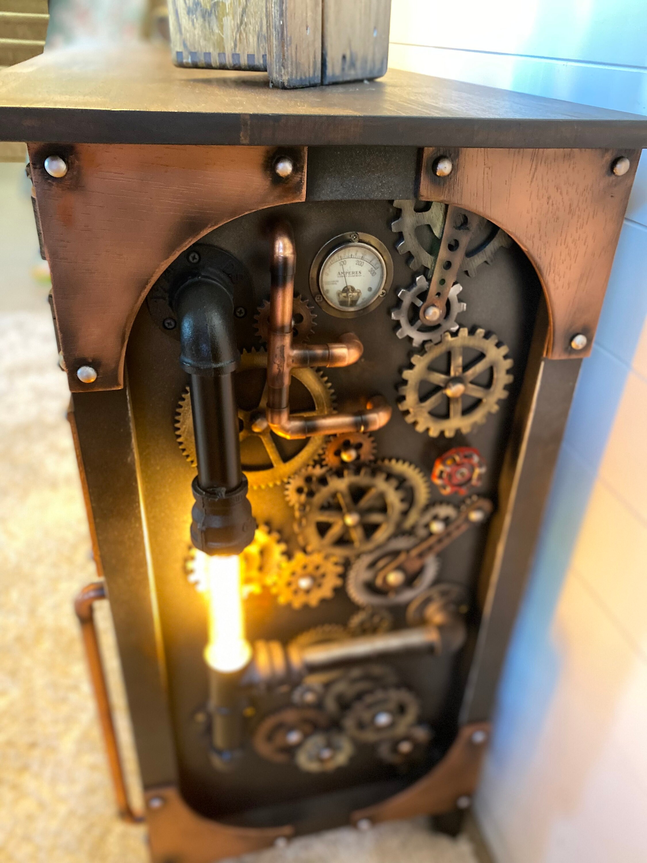 Update: SOLD!! Industrial Steampunk Furniture // Console / TV Stand ...
