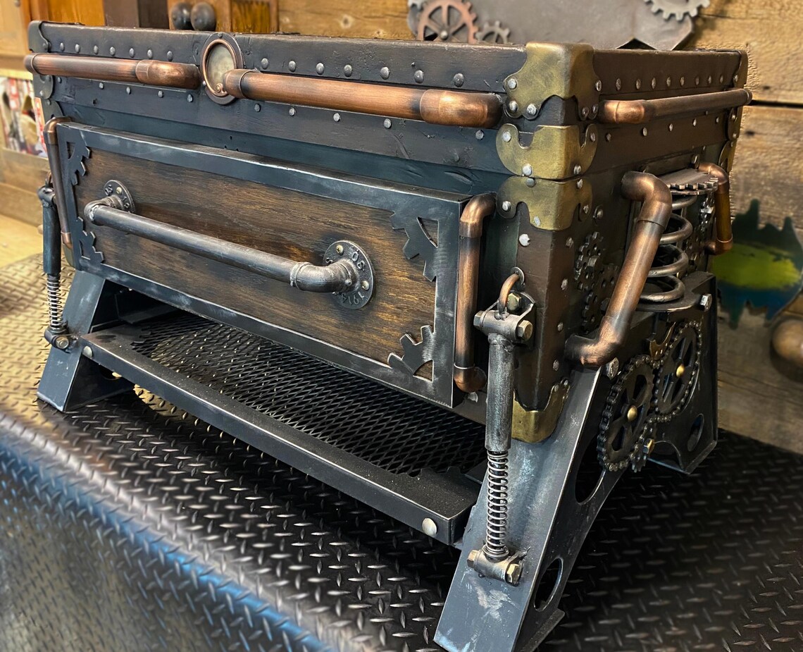 Update: SOLD!! New Trunk Coming SOON!! Industrial Furniture Steampunk ...