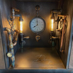 Steampunk Industrial TV Console Steampunk Furniture - Etsy