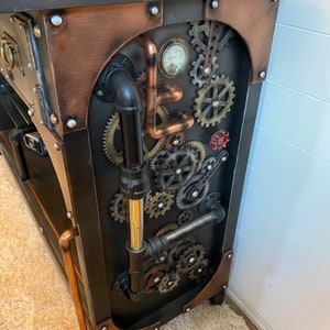 Update: SOLD!! Industrial Steampunk Furniture // Console / TV Stand ...