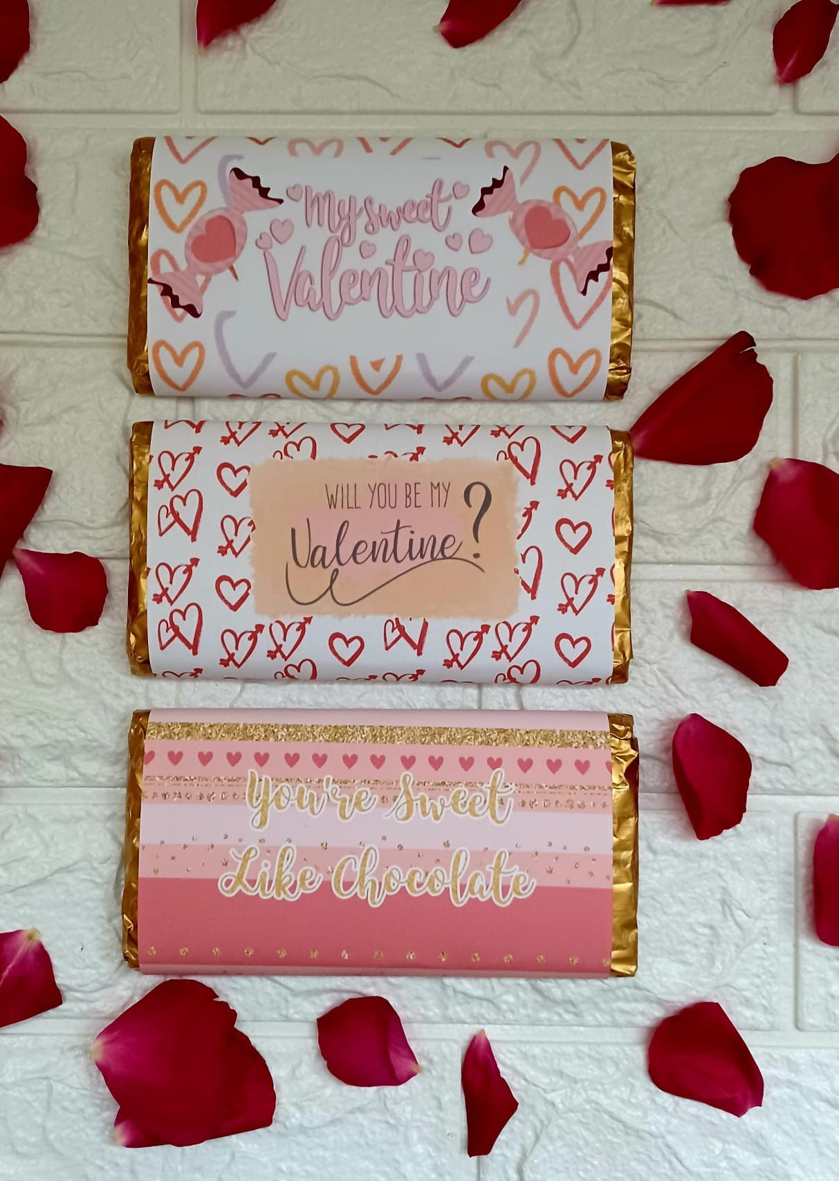 Valentines Day Chocolate Bar Wrapper Bundle 10 Different Designs - Etsy UK