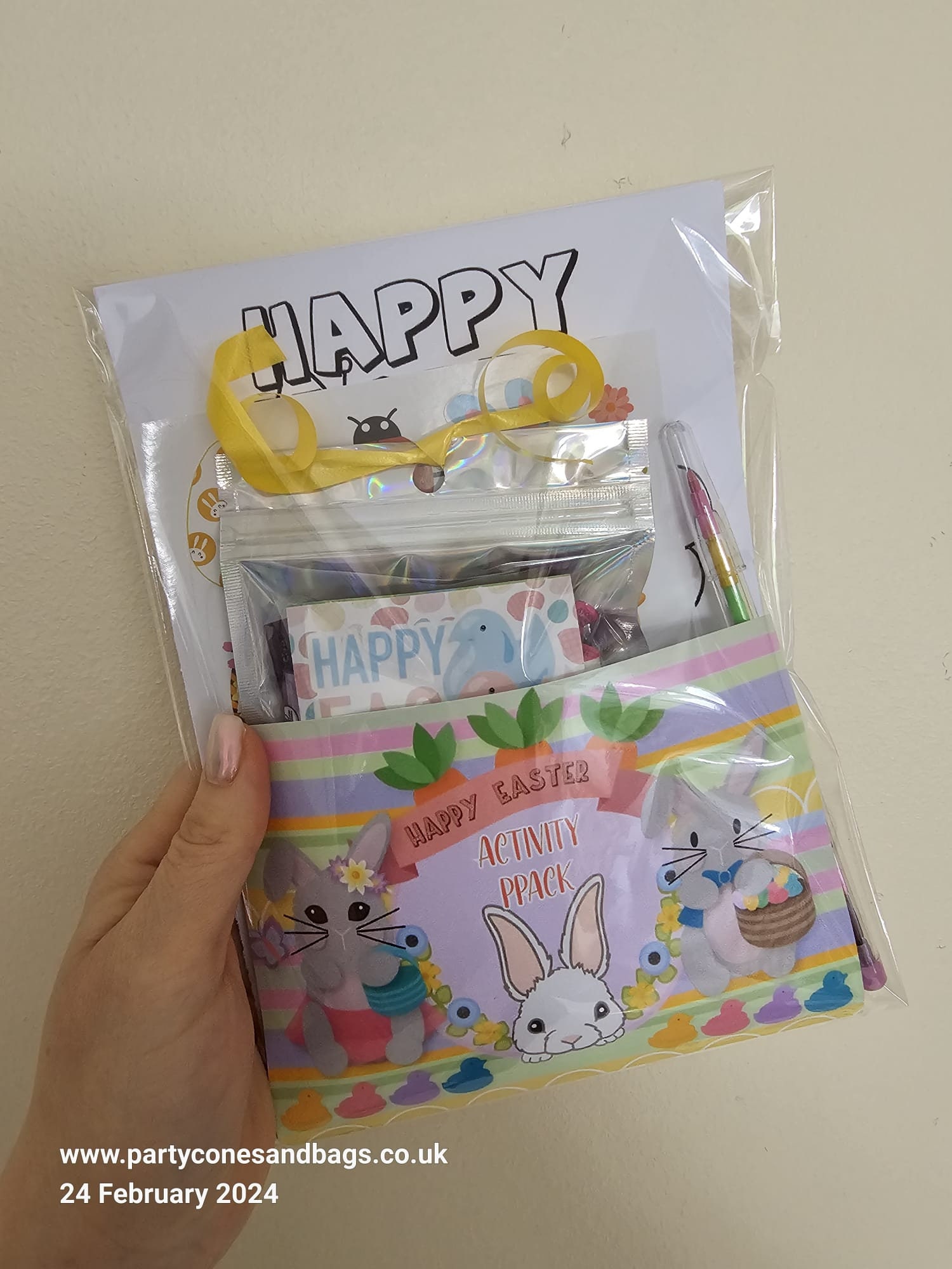 EASTER Kids Activity and Sweet Packs With Stack Crayon and Stickers and ...