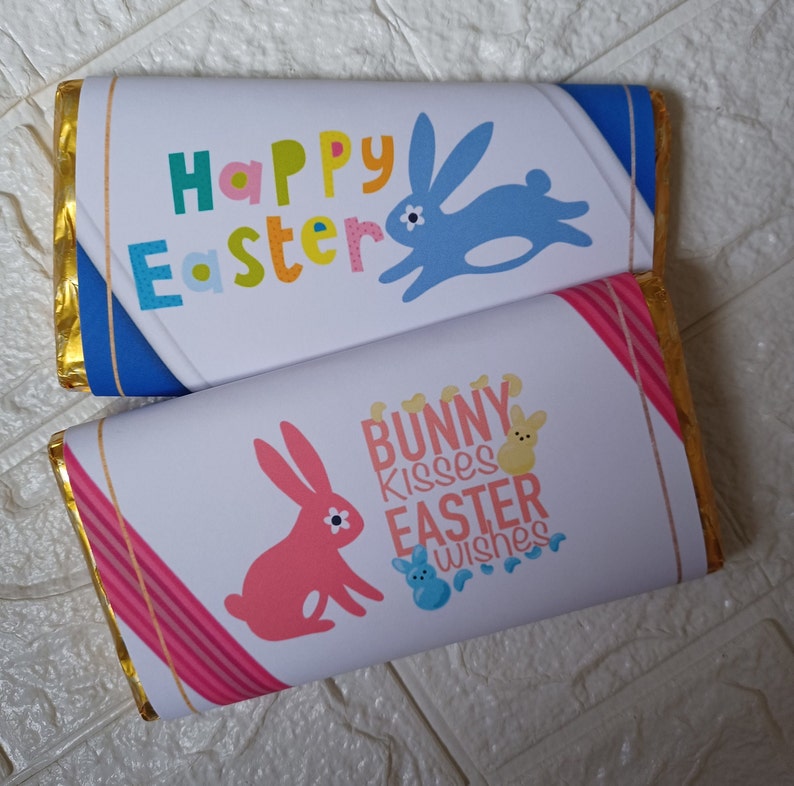 Easter Candy Chocolate Bar Wrappers for Galaxy or Hershey's Bar Jpeg ...