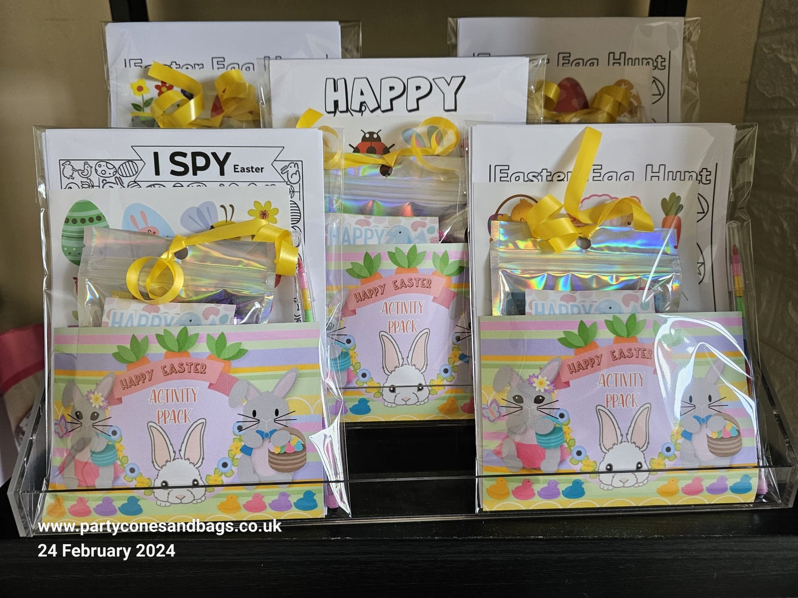 EASTER Kids Activity and Sweet Packs With Stack Crayon and Stickers and ...