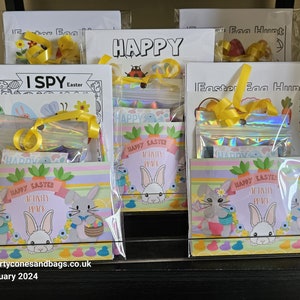 EASTER Kids Activity and Sweet Packs With Stack Crayon and Stickers and ...