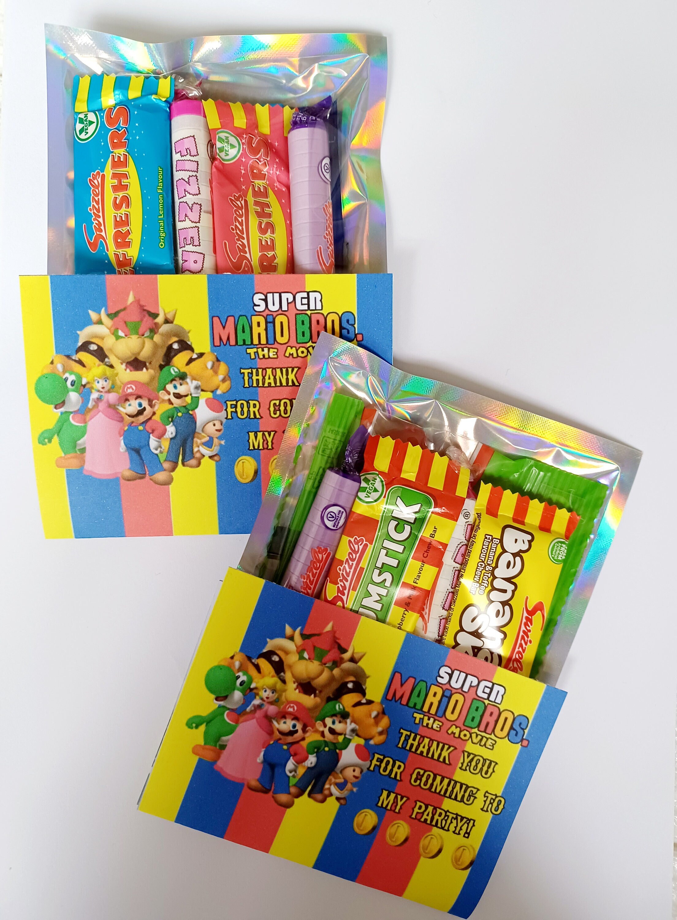Super Mario Sweet Pouch Party Bags Favour Filled With Branded Sweets ...