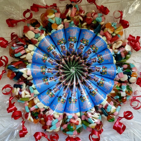 Super Mario Sweet Bags - Etsy UK