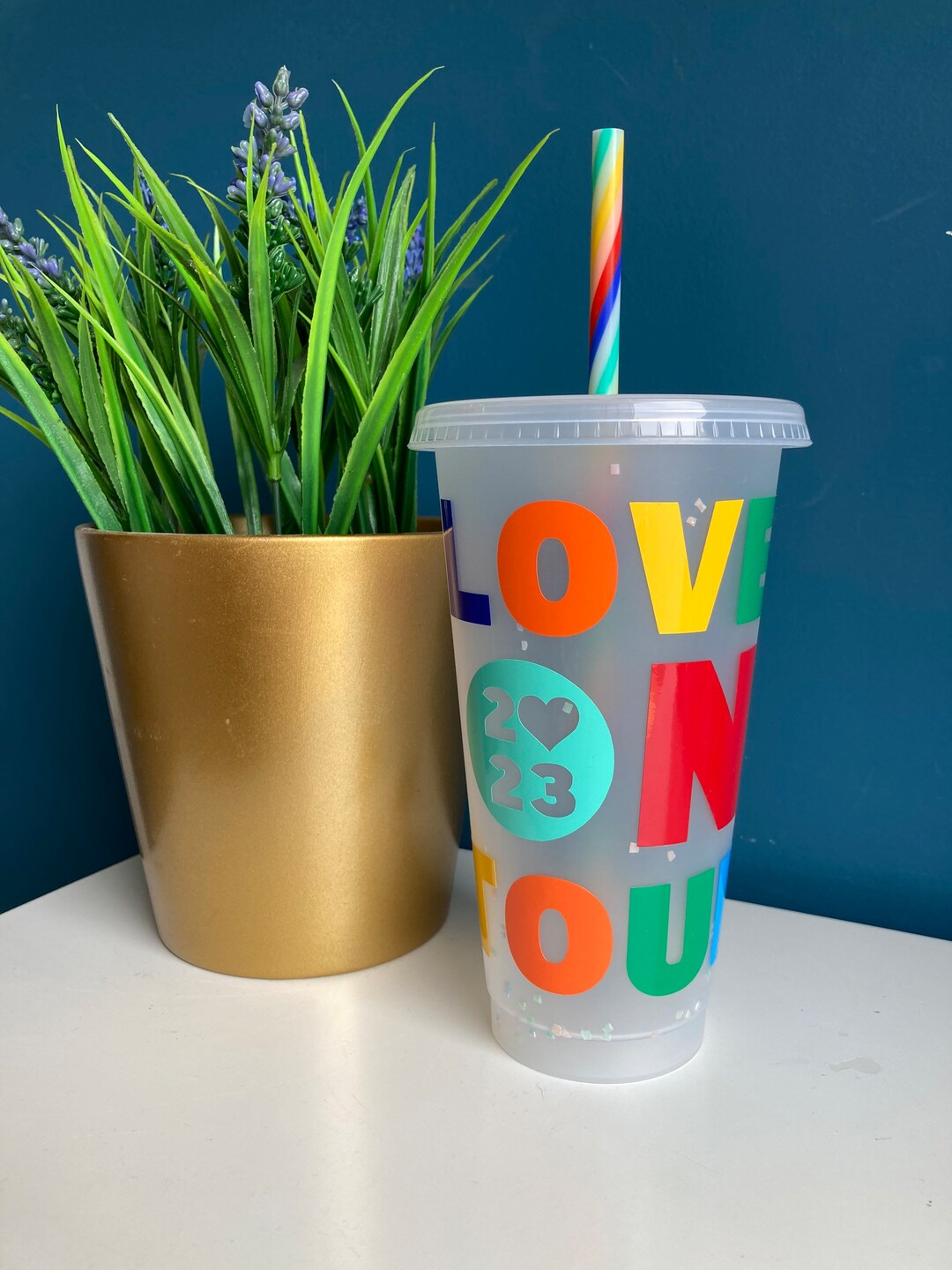 Harry Styles Starbucks Inspired Cold Cup TPWK Personalized Tumbler Iced ...