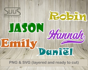 Custom Name Svg Custom Name Cut File Custom Name - Etsy