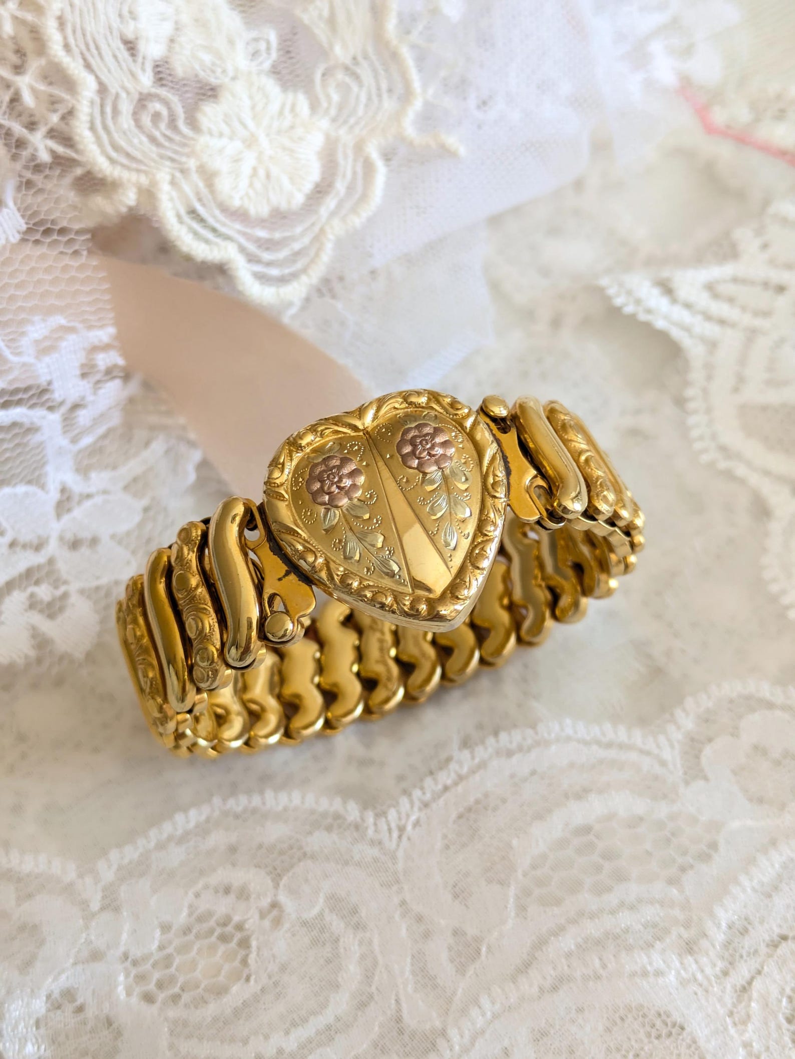 Vintage Sweetheart Expansion Bracelet - Etsy