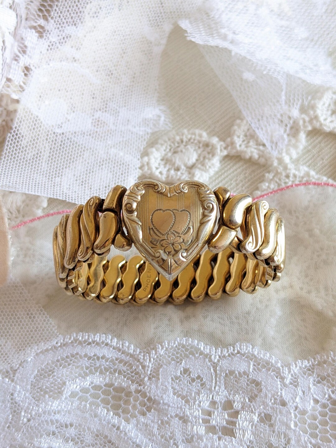 Vintage Sweetheart Expansion Bracelet - Etsy