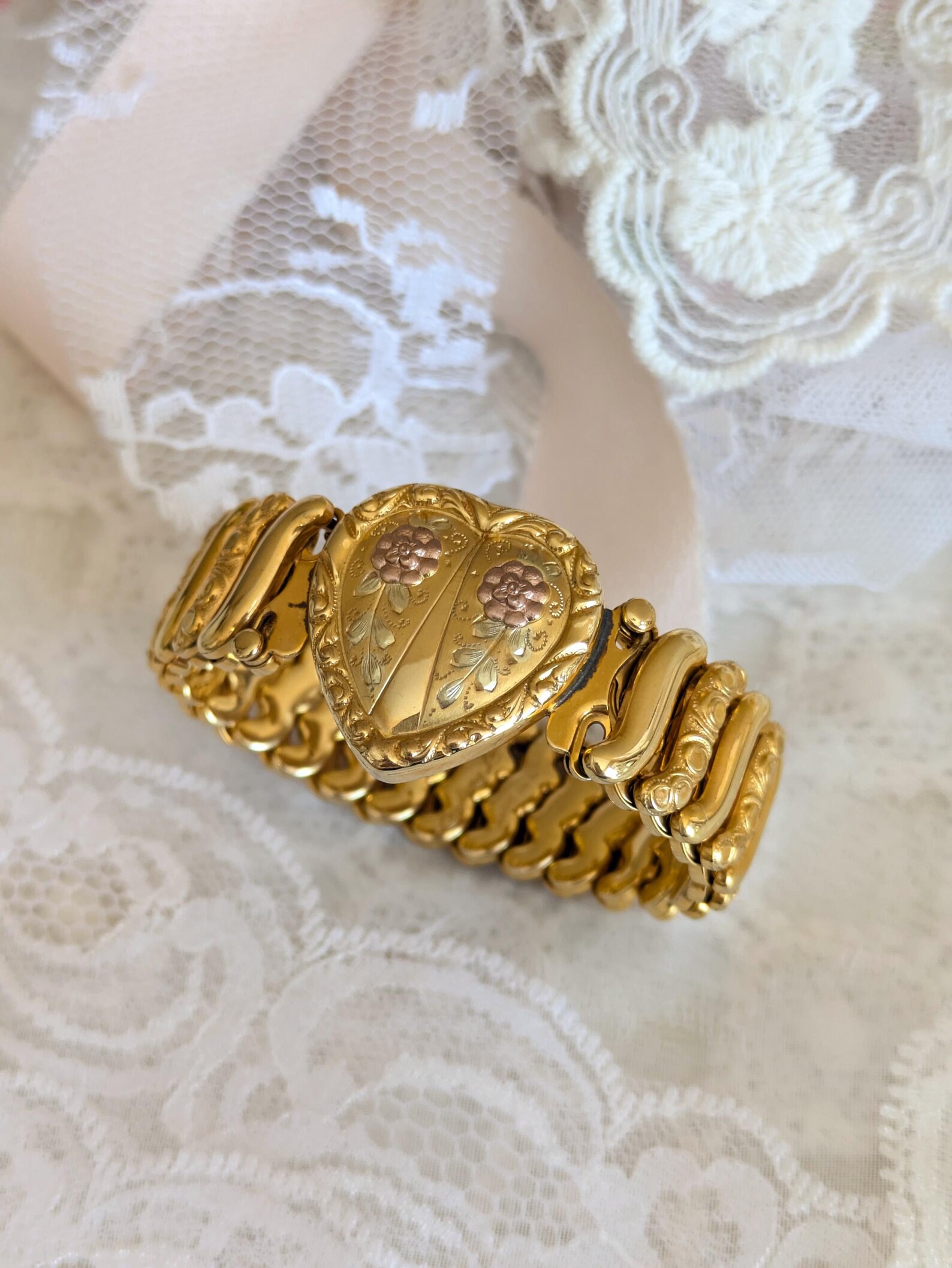 Vintage Sweetheart Expansion Bracelet - Etsy