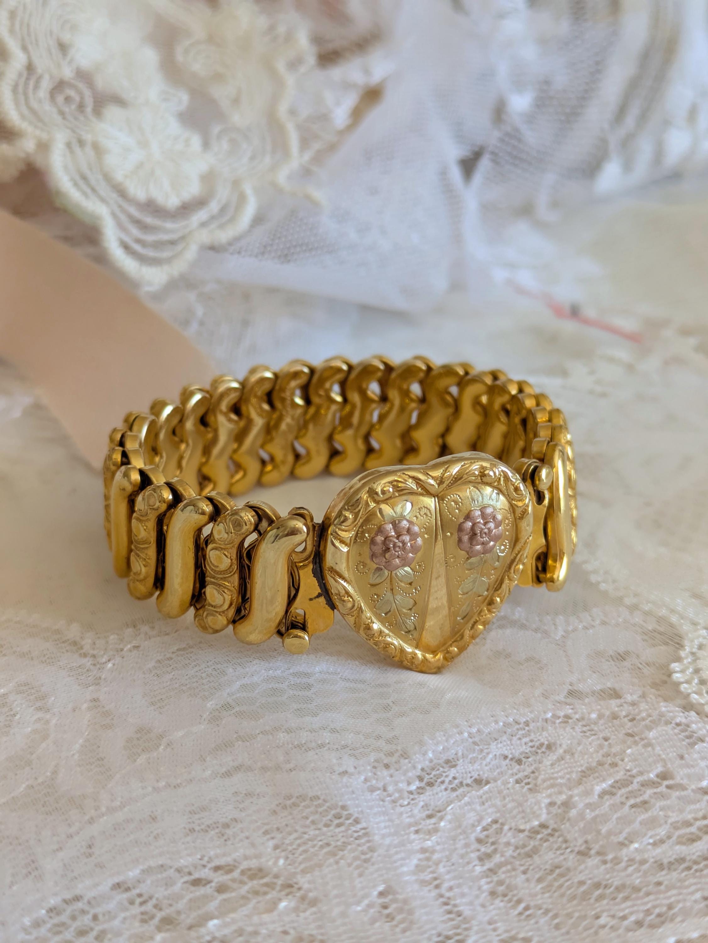 Vintage Sweetheart Expansion Bracelet - Etsy