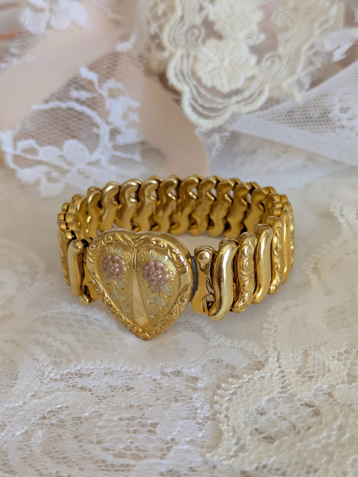 Vintage Sweetheart Expansion Bracelet - Etsy