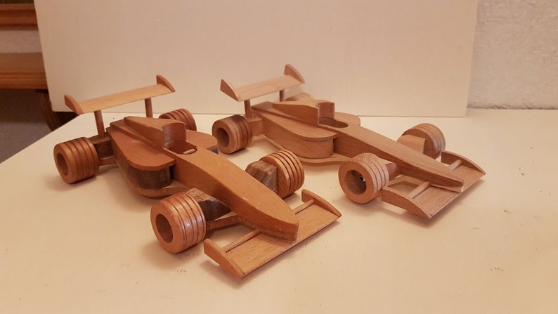 Handmade Formula 1 Car Racing Car Made of Wood as a Children's Toy for ...