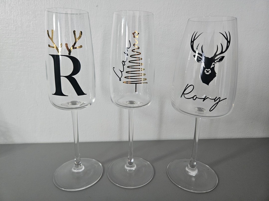 Christmas Vinyl Decal Transfer for Glasses, Cups Etc. - No Glass ...