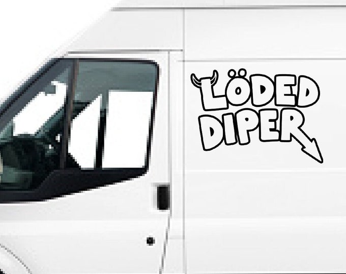 Loaded Diper Logo Decal Rodricks Band Car Decal - Etsy