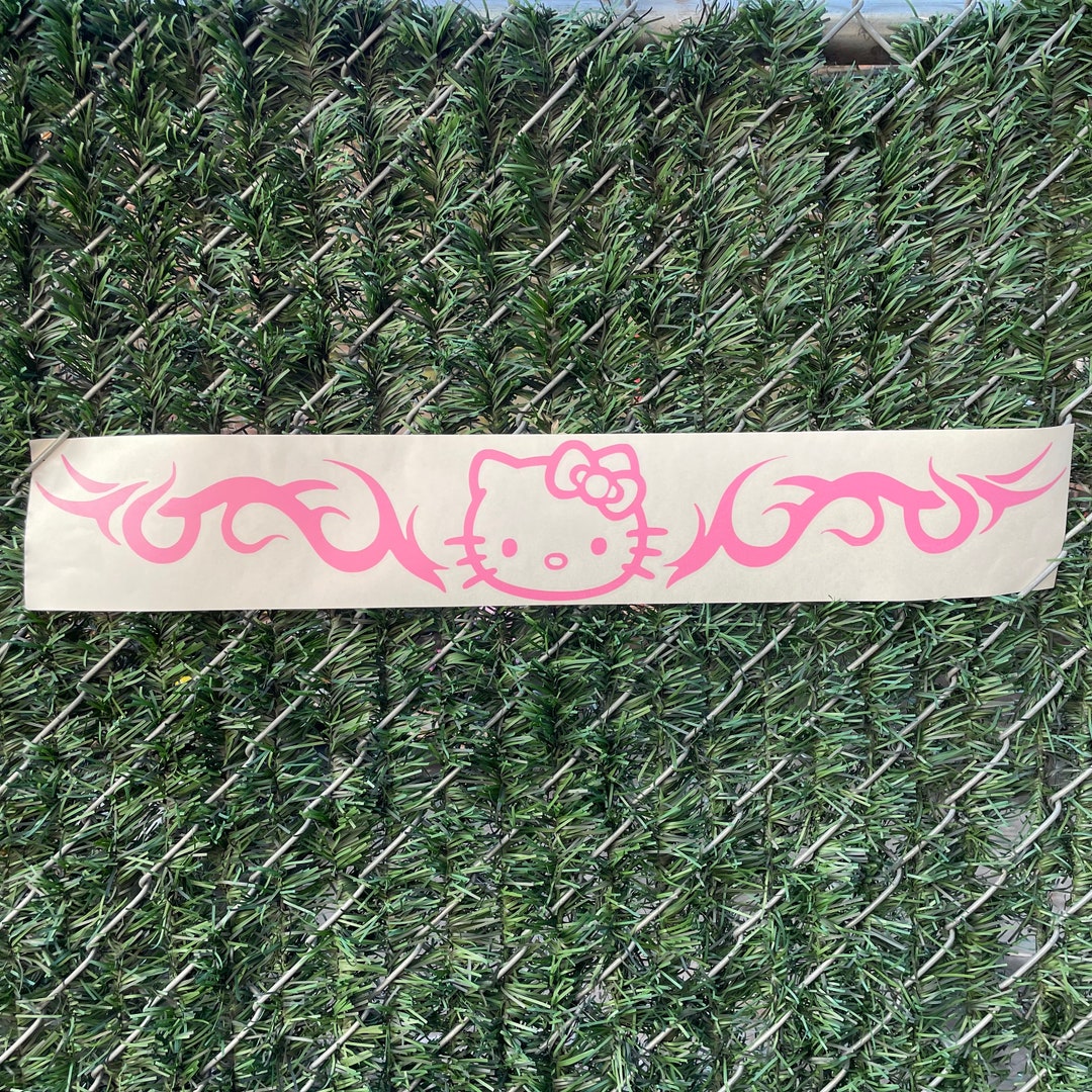 Kawaii Cat Tramp Stamp Decal - Etsy