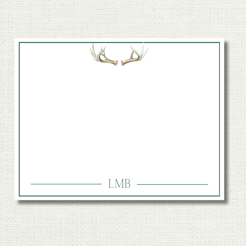 Deer Print Stationary - Etsy