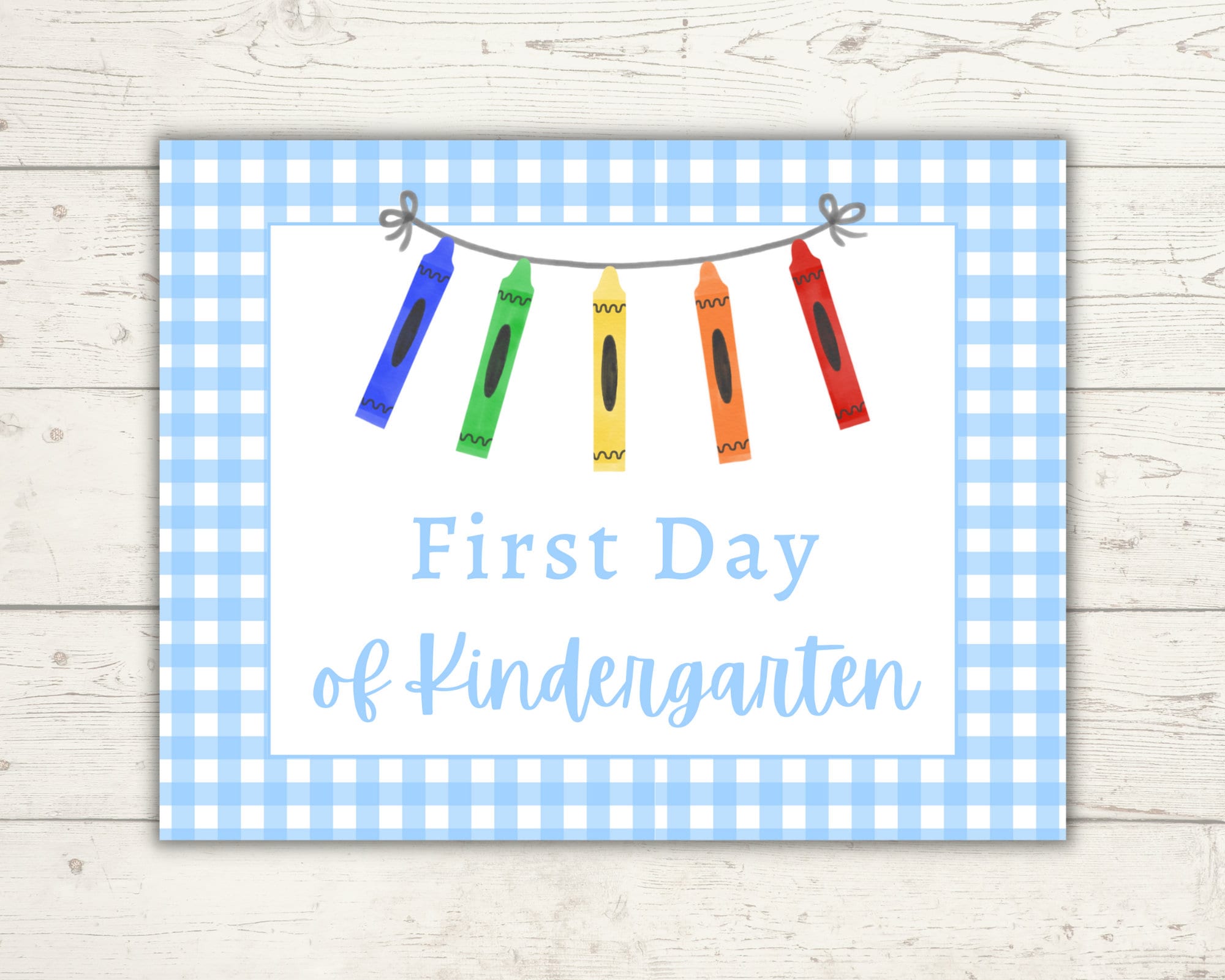 Watercolor First Day of School Sign Floral 1st Day of School Sign ...