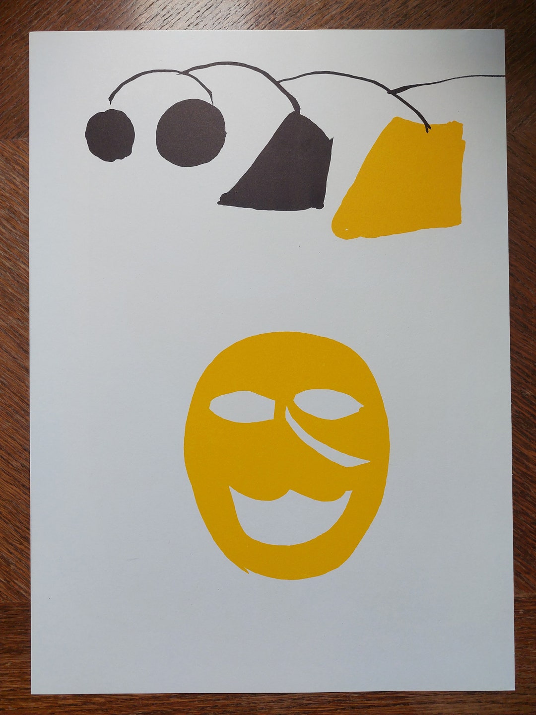 Alexander CALDER Original Lithograph "mask", Maeght Editeur, Paris ...