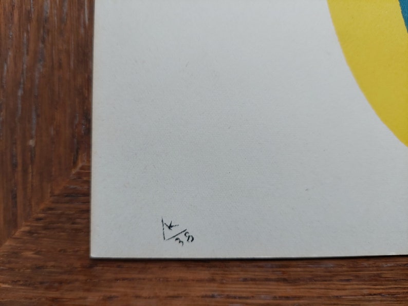 KANDINSKY, Original Lithograph stars, 1938, Printed Signature - Etsy